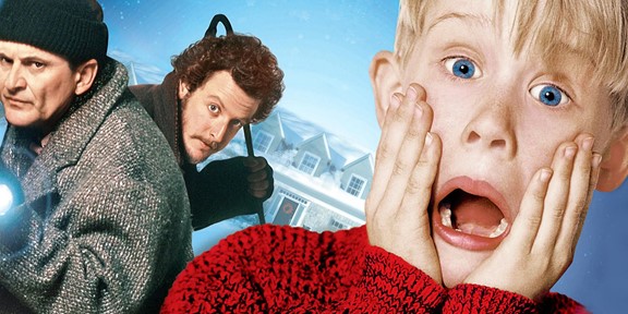 Home Alone - Scaring Marv Scene